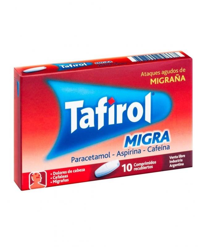 Tafirol migra x 10 cmpr.