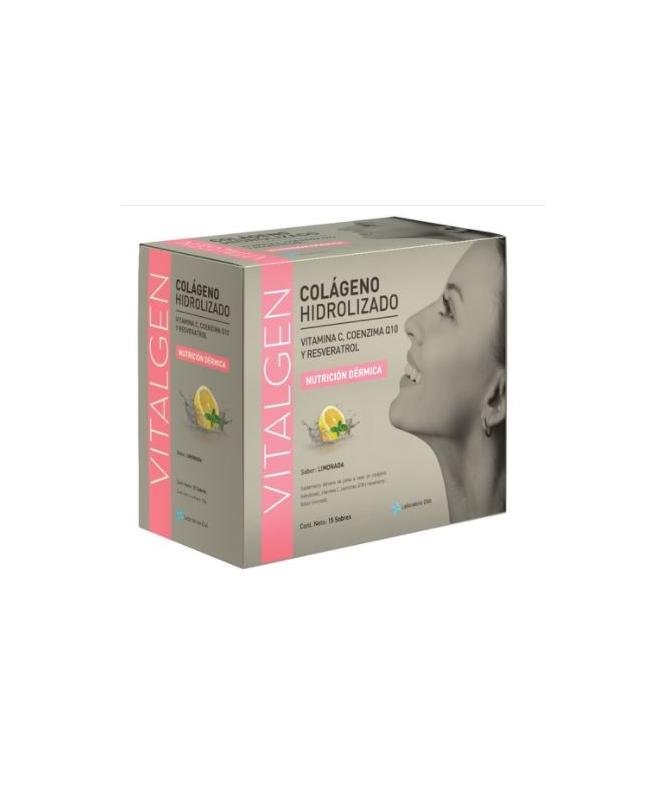 Vitalgen colageno hidrolizado limonada x 15 sobres