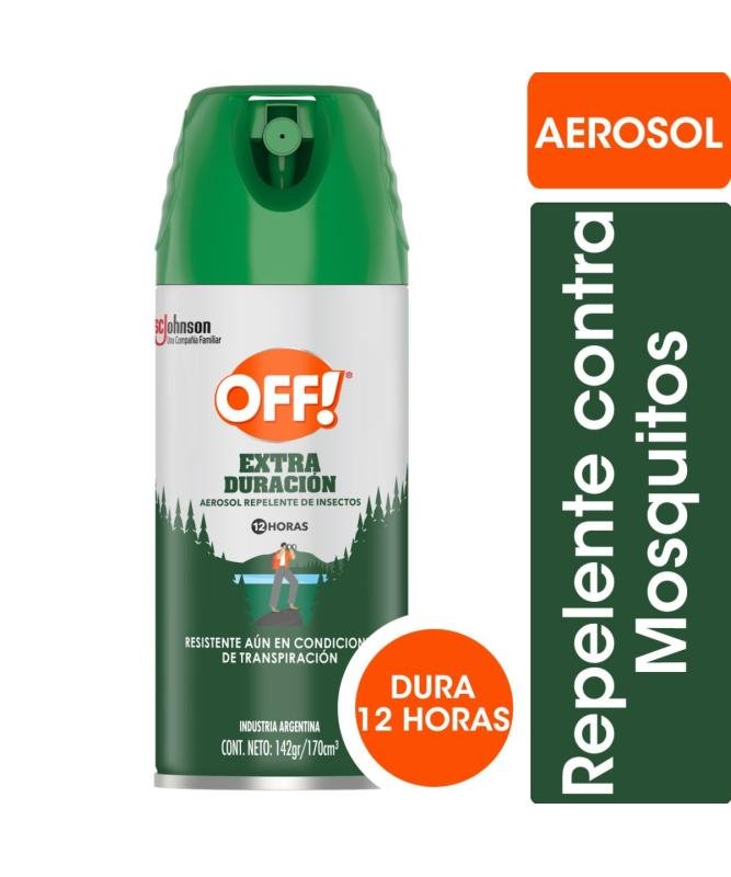 OFF REPEL EXTRA DURACION AEROSOL X 170ML